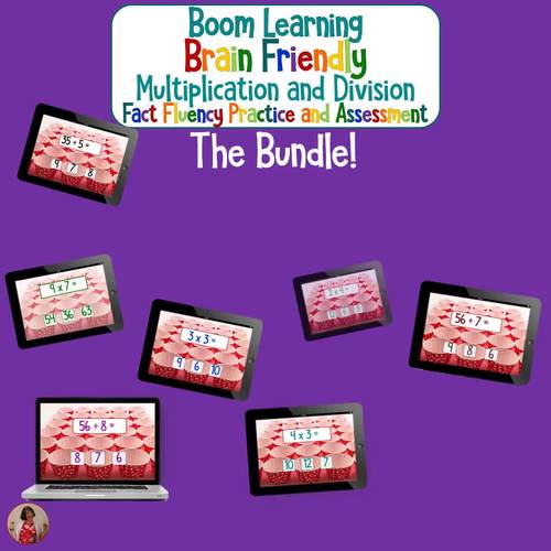 Fact Fluency Multiplication and Division Boom Cards Bundle | TPT