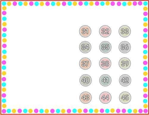 Boho Neutral Spotty Number Labels, Locker Labels, Mailbox Labels ...