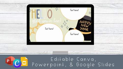 Editable January Morning Slides for Teachers | New Year, MLK Jr ...