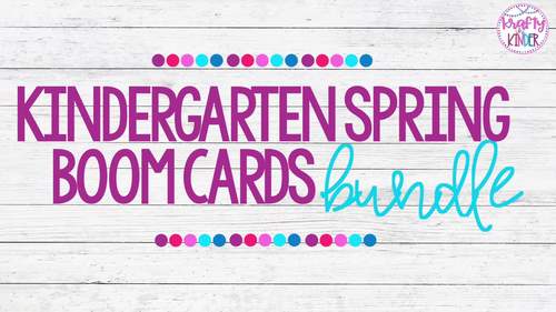 Spring Boom Cards for Kindergarten by Krafty In Kinder Shop | TPT