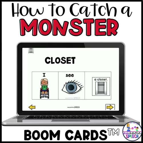 Speech Therapy Book Companion: "How to Catch a Monster" (Boom and Print)