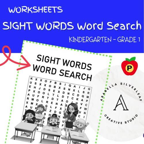 Sight Words Quest: 50 Engaging Word Search Puzzles and Answers | TPT