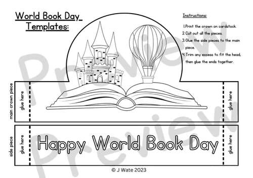 world book day 2023 coloring pages