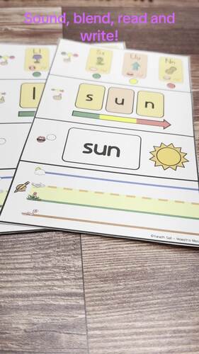 Sound and Blend CVC Words |Fun Phonics by Yaneth Sell - Maestra Miss