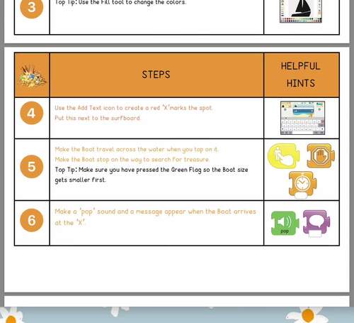 CREATIVE CODING with ScratchJr (Treasure Hunt) by TechLitTeach | TPT