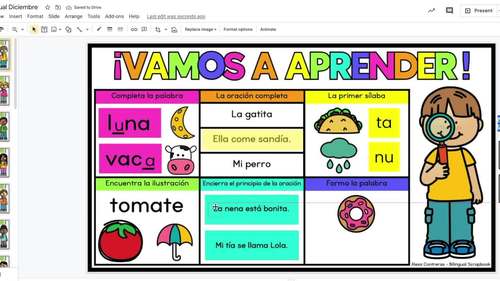 Centros Digitales de Diciembre Lectura y Escritura December Digital Centers