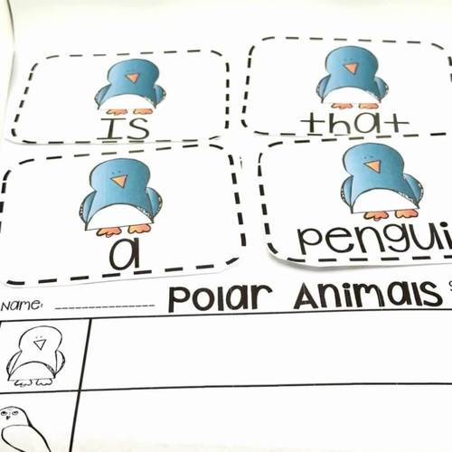 January Math and Literacy Centers {CCSS} Kindergarten | Winter Activities