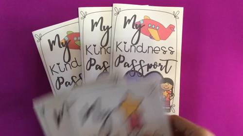 Kindness Passport - 5 Day Kindness Challenge - Goal-Setting and Self ...