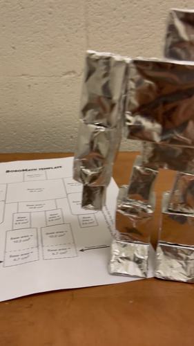 RoboMath - Area, Surface Area & Volume Math Project Construct with Nets