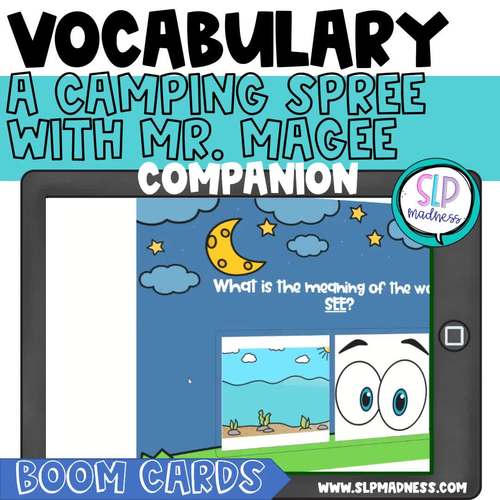 Speech Therapy Multiple Meaning Words Camping Spree with Mr Magee Book ...