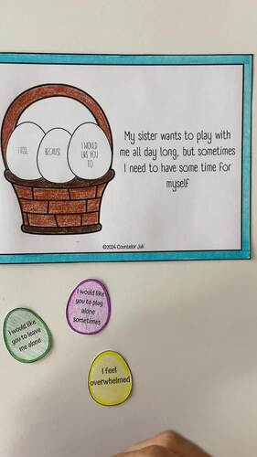 I statements Communication - Spring and Easter - Counseling activities ...