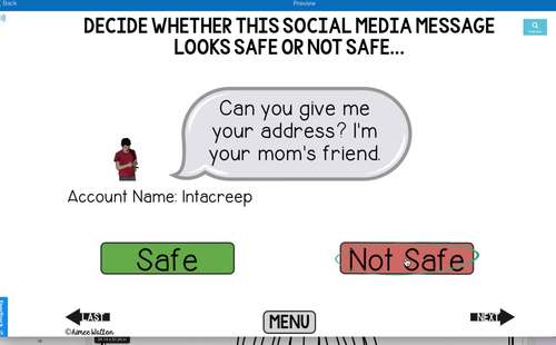 Social Media Safety Skills Boom Cards™ by Aimee Walton | TpT