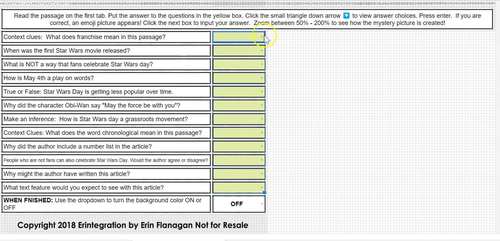 May Fourth Google Sheets Emoji Pixel Art Nonfiction Reading Comprehension