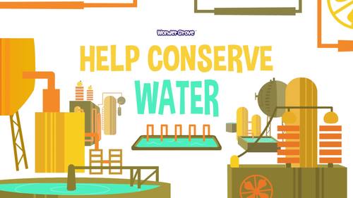 Save Water to Help the Earth by Wonder Media | TPT