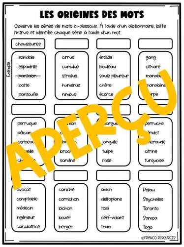 Plan d'urgence cours de français Emergency French plans by Franco Resources