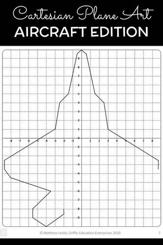 Cartesian Plane Art - Aircraft Edition by Griffin Education Enterprises