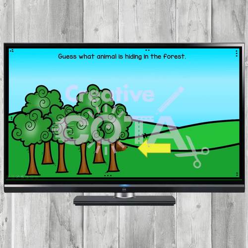 Forest Animals Visual Perceptual Handwriting Activity by CreativeCOTA LLC