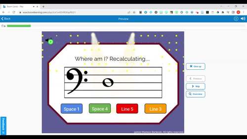 GPS Coordinates: Bass Clef Spaces and Lines Number System | TPT