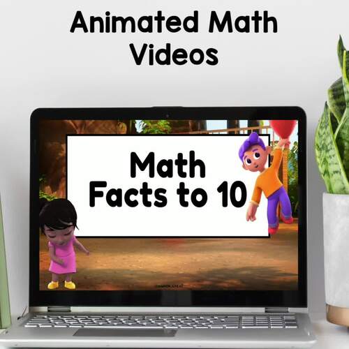Addition to 10 Math Facts Videos Animated Whiteboard Early Finishers