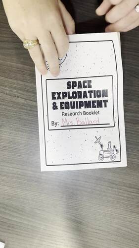 Space Exploration and Equipment Research Activity Booklet by BioBallard