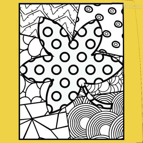 Fall Pop Art Coloring Sheets | Fine Motor Skills Autumn Activities