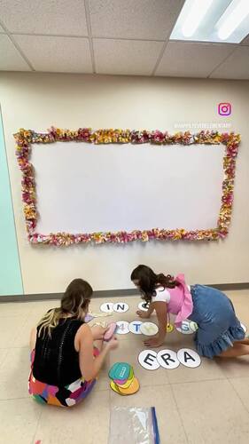 Editable Kindness Back to School Friendship Bracelet | Swift Bulletin Board