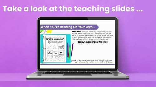 Point of View Mini Lessons: Lesson Plans, Slides & Graphic Organizers