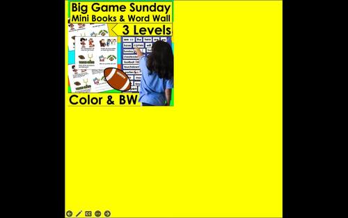 Football Mini Books Updated 2025 Big Game LIX 3 Levels & Illustrated ...