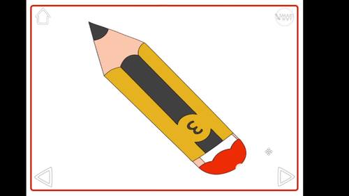 10 School Supplies Boom Cards for ESL, Special Education & Preschool