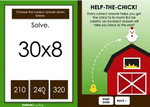 Multiply by Multiples of 10 Boom ™ Cards Digital Math Game | TPT