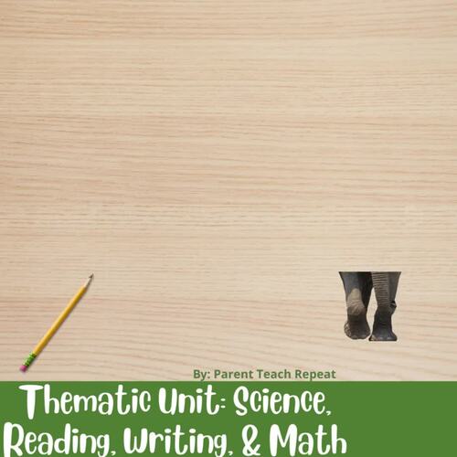 Animal Unit | Printable Reading Writing Math Science Elephant Research ...