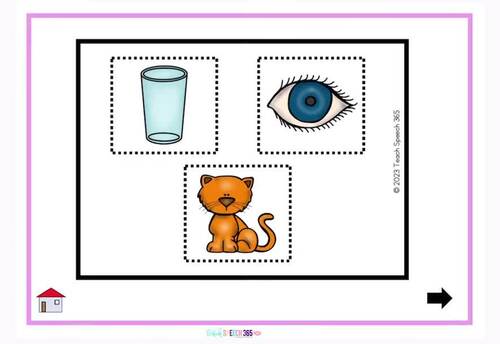 Auditory and Visual Memory for Speech Therapy + Boom Cards by Teach ...