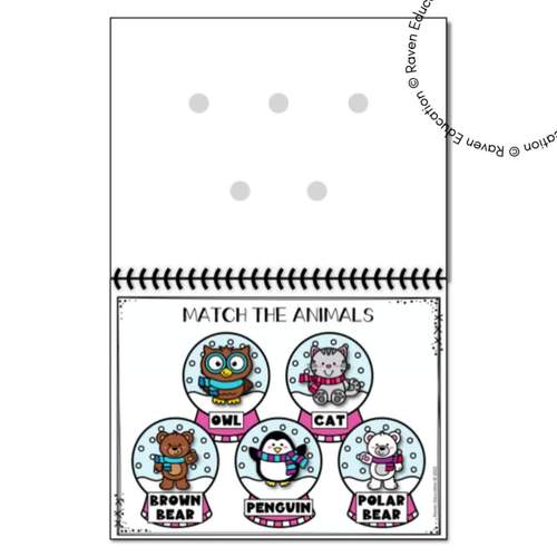 Winter Activity Binder (Busy Book / Interactive) by Raven Education