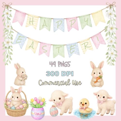 Easter & Spring Clipart by Keo's Creative Corner | TPT
