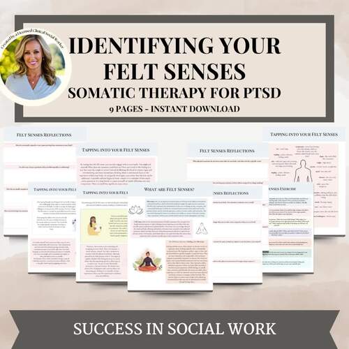 Identifying Your Felt Senses Somatic Therapy Exercise For PTSD Sensory ...
