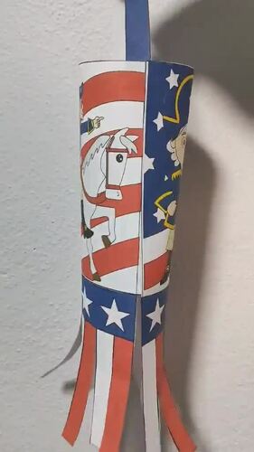 President's day Crafts Windsock George Washington United States Mobile ...