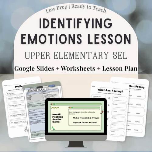 Identifying Feelings SEL Lesson | Emotional Regulation | Slides ...