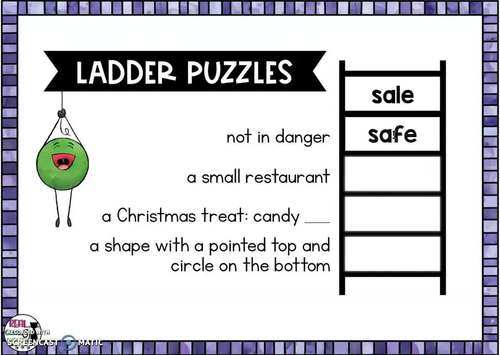 Word Ladder Puzzles Digital Boom Cards by Real Cool English | TPT