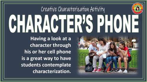 Animal Farm Characterization Activity The Character's Phone | TPT