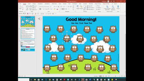 Owl Digital Attendance PowerPoint Presentation by Emily Ames | TpT