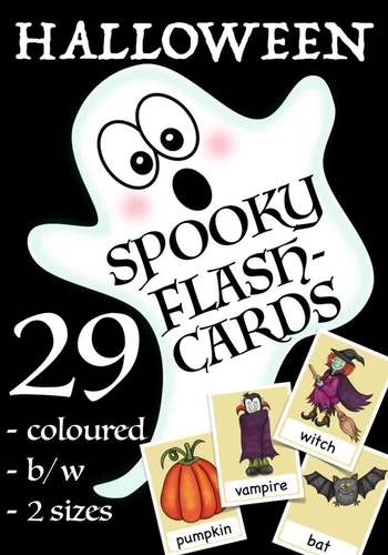 Halloween Flash Cards English, poster, ESL flashcards culture, language ...