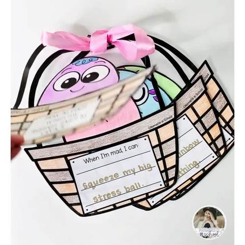 Easter Egg Spring Coping Skills Toolbox Craft Writing Activity | TpT