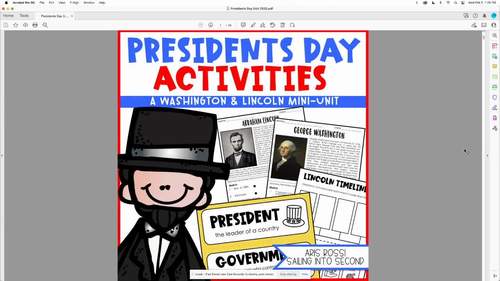 Presidents Day Activities Bundle | Digital Google Slides™ + Print
