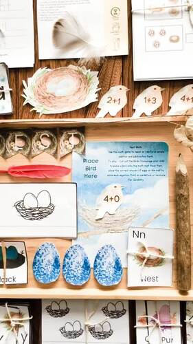 N is for Nest Early Learning Pack by For the Love of Homeschooling