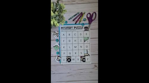 Back to School Puzzles, Alphabet Matching, Beginning Sound Match ...