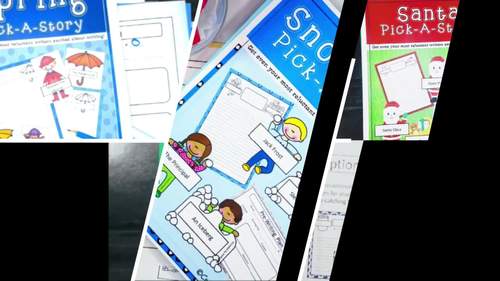 Creative Writing Prompts Pick-a-Story | BUNDLE by Created by MrHughes