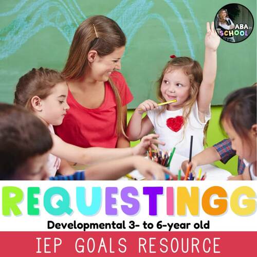 Activities Requesting Speech Therapy IEP Goals and Objectives Tracking