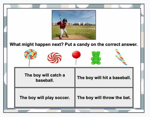 Photo Scenes For Making Predictions Deck 2 | Google Slides PPT PDF | Speech