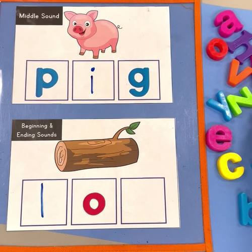 Differentiated CVC Word Task Cards by Kindergarten Is Crazy | TPT