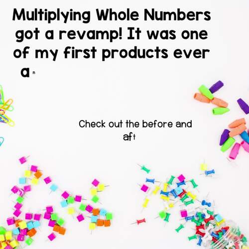 Multiply Whole Numbers Color by Number | 5th Grade by Mint for Math